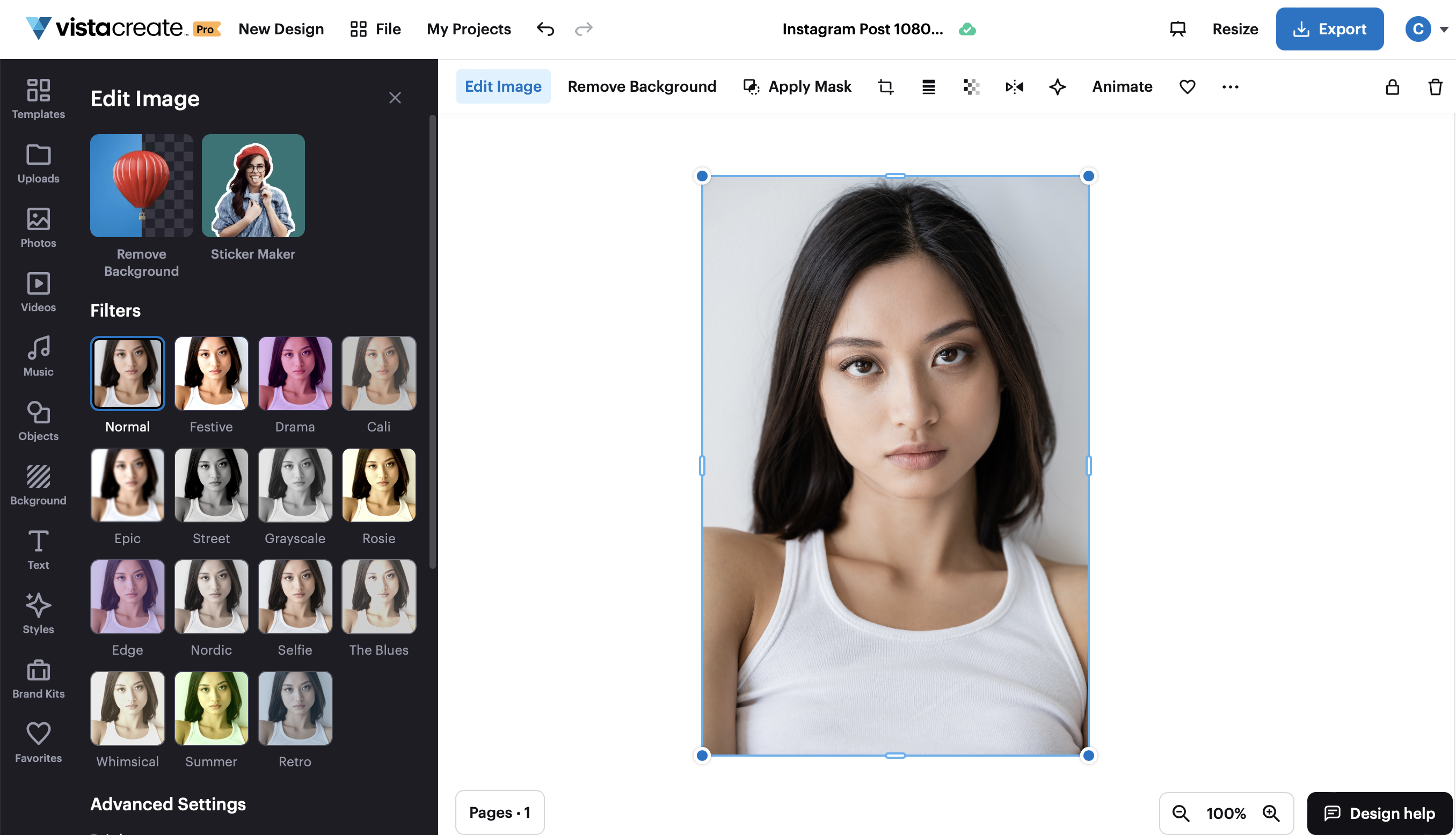 How do I edit an image in VistaCreate? – VistaCreate Help Center
